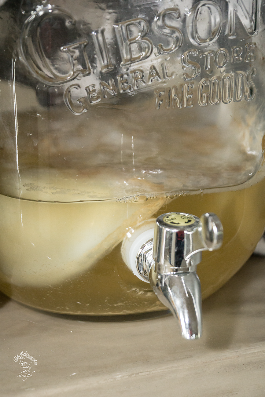 Making Kombucha – Heart, Mind, Soul, and Strength